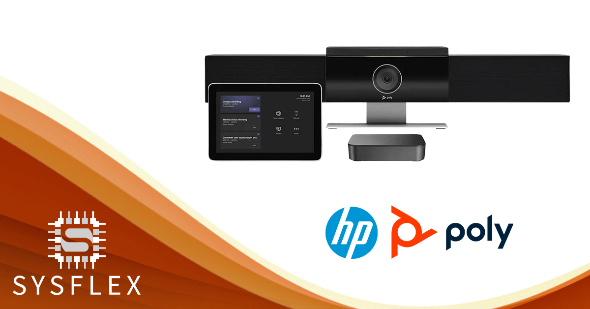 Poly Medium Teams Room Kit - With Poly Studio Sound Bar - Sysflex AV ...