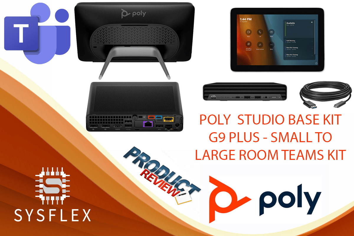 The Poly Studio Base Kit G9 Plus For Microsoft Teams Rooms - A Teams ...